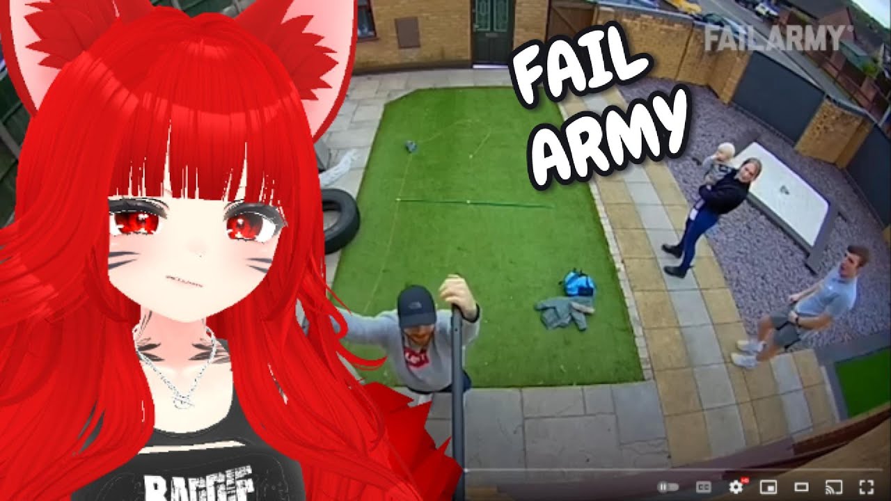 Zooted V-tuber Reacts To Fail Army: Outrageous CCTV FAILS! | FoxyMoxAE ...