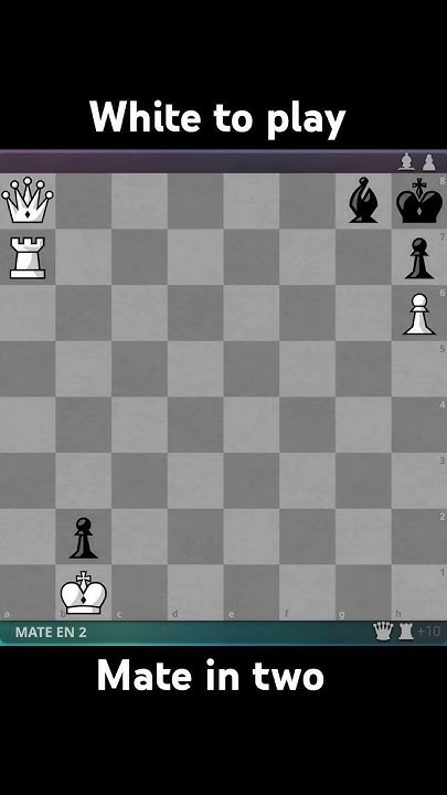 White to play & mate in two #chess #chessgames #challenge #games #matein2moves #mateintwo # ...
