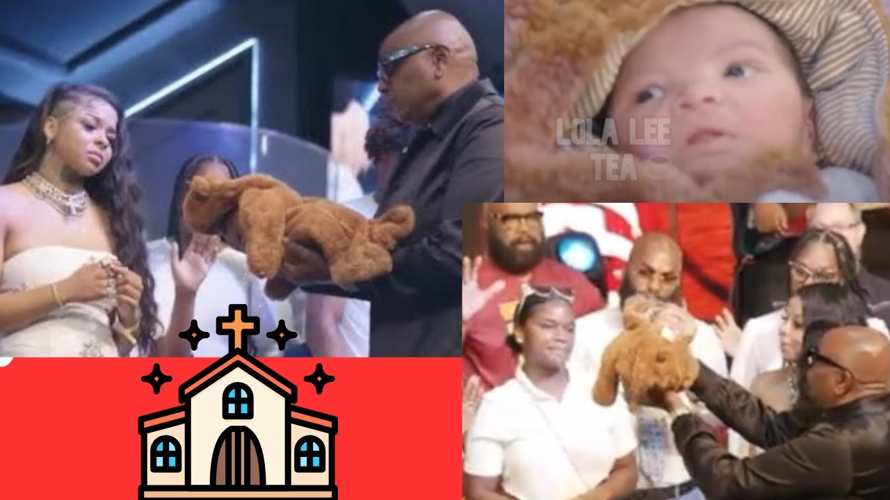 Chrisean baptized her baby son "Chrisean JESUS Malone Jr", and Prayed ...