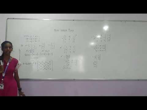 Matrix Inversion Method(Maths 1A) by Deepthi - YouTube
