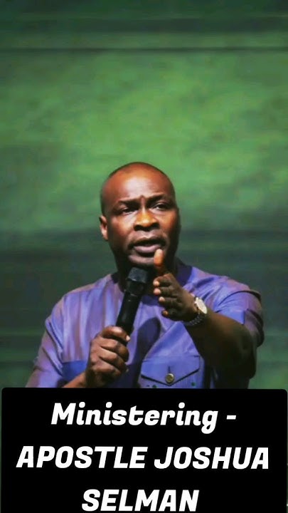 LIFE IS SPIRITUAL || APOSTLE JOSHUA SELMAN #apostlejoshuaselmankoinonia - YouTube