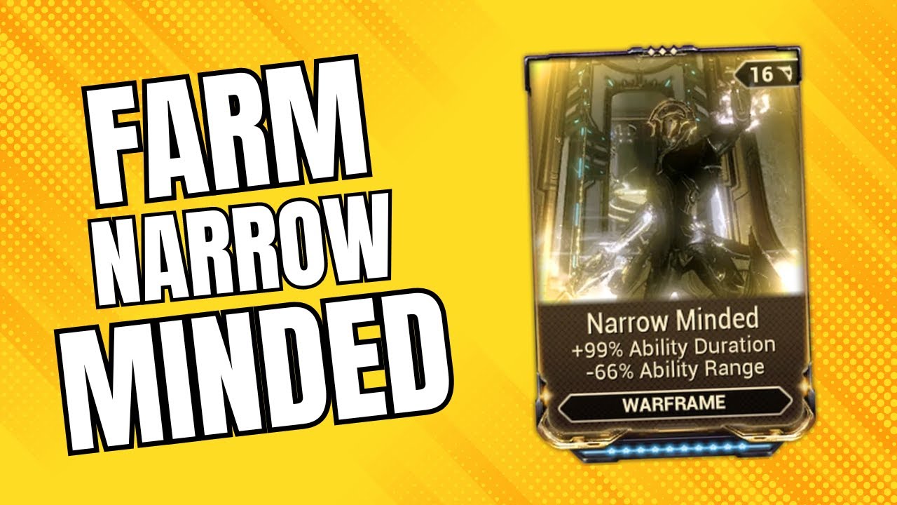 How to get Narrow Minded in Warframe - YouTube