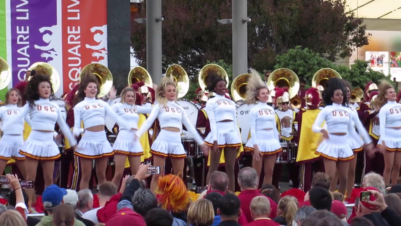 USC Band "The Kids Aren't Alright" Union Square San Francisco ...