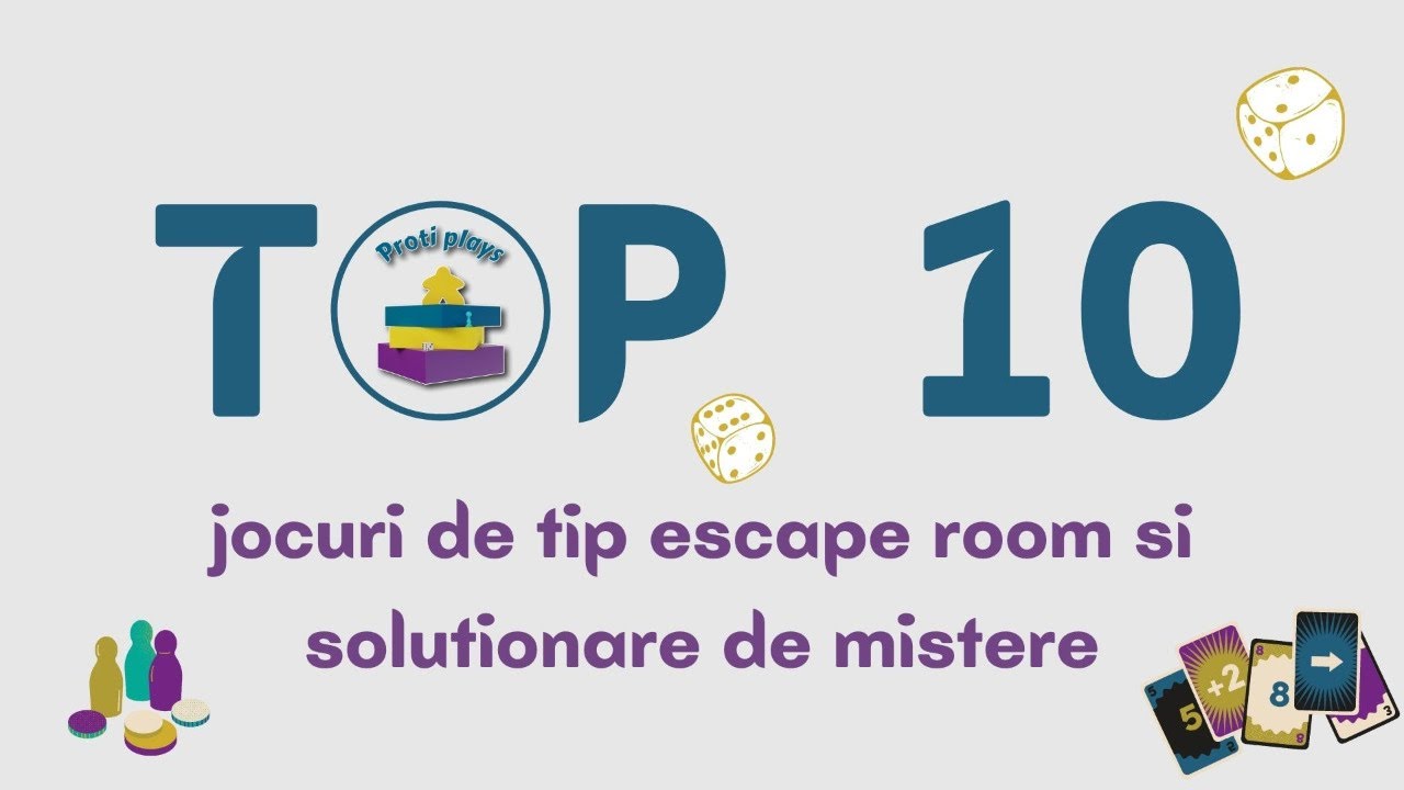 Top 10 jocuri de tip escape room si solutionare de mistere - YouTube