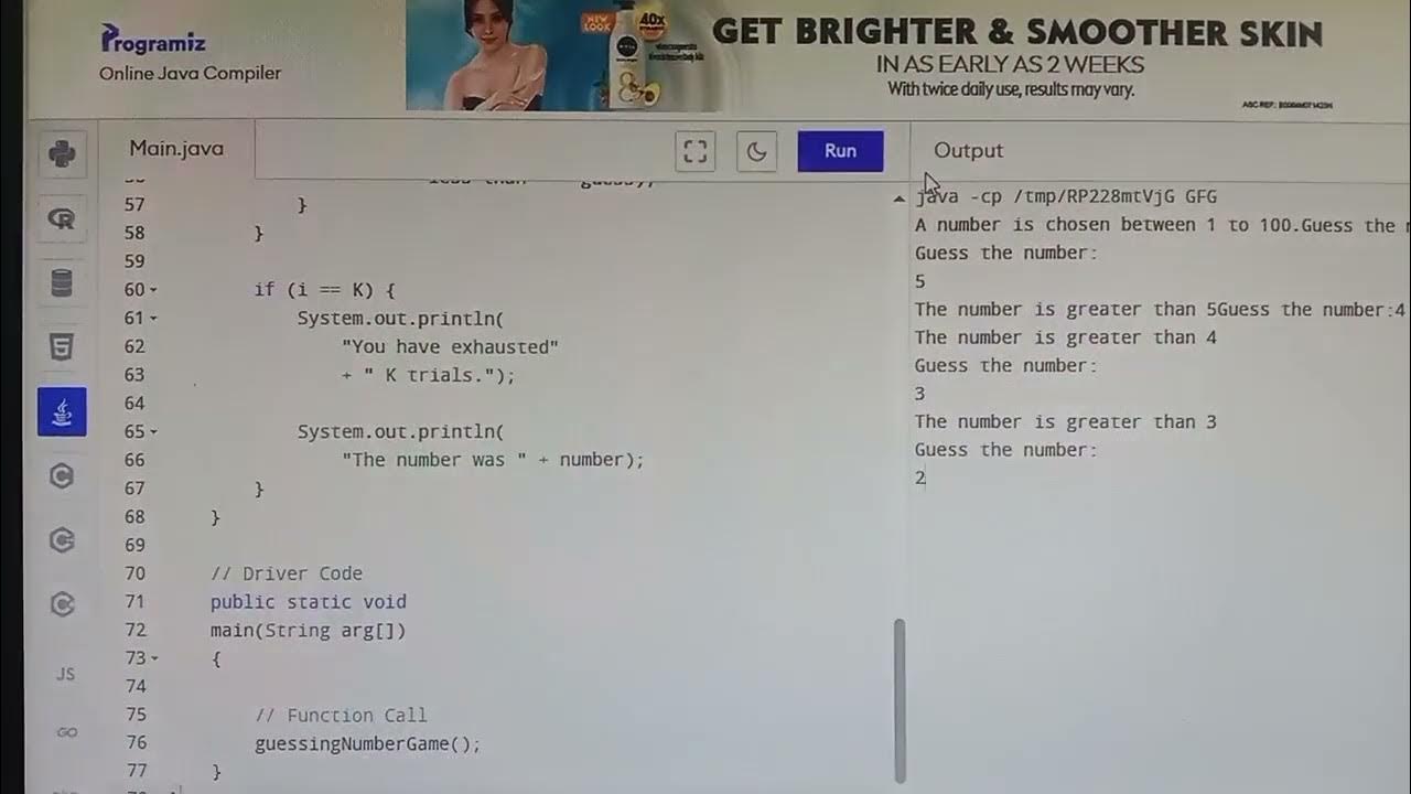 Level 1 Task 2: Number guessing game - YouTube