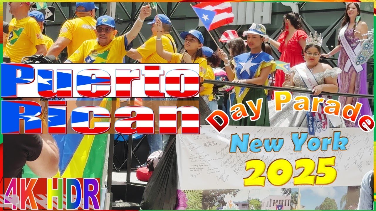 Puerto Rican Day Parade 2025 ️ P X #puertorico #day #parade #2025 #4k ...