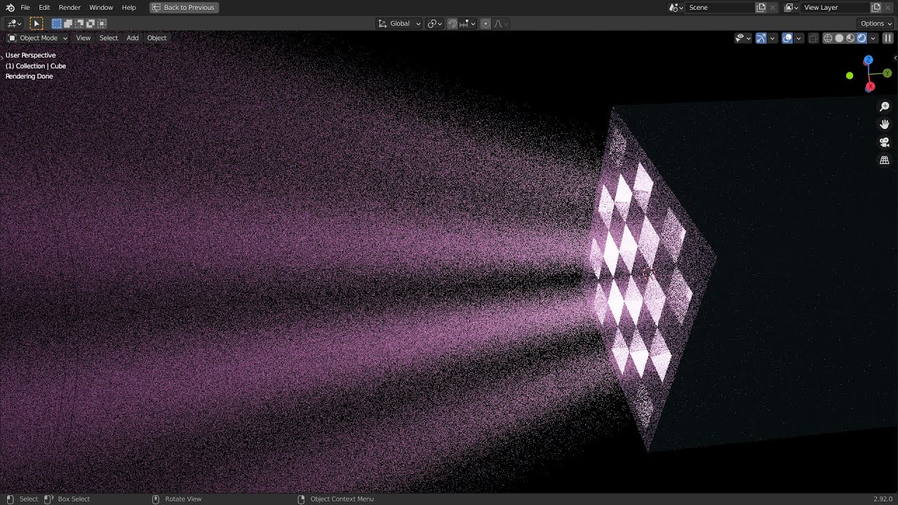 Blender tutorial - How to control the ray of light strength - YouTube