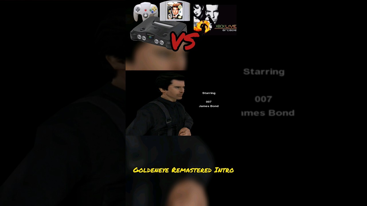 Goldeneye Remastered Intro #Goldeneye #007 #VideoGames - YouTube