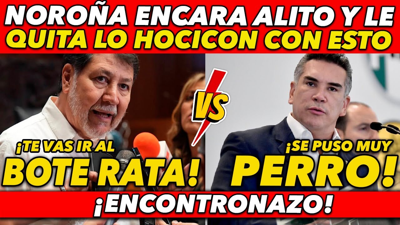 ACABA DE PASAR! NOROÑA ENCARA A ALITO MORENO Y LE CIERRA EL HOCICO ¡TE ...