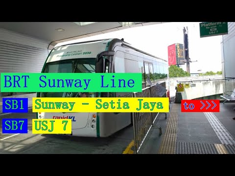 [BRT Sunway Line] Rapid KL BYD K9 (BNG 4108) journey from Sunway - Setia Jaya to USJ 7 - YouTube
