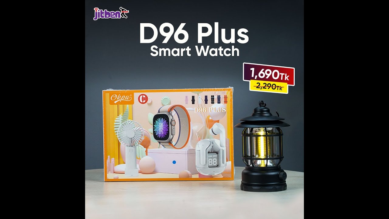 Best Budget Smart Watch 2024 | D96 Plus Smart Watch Detailed Review ...