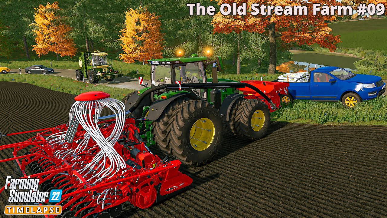 Spreading Lime & Slurry. Sowing Wheat. Mowing Grass🔸The Old Stream Farm ...