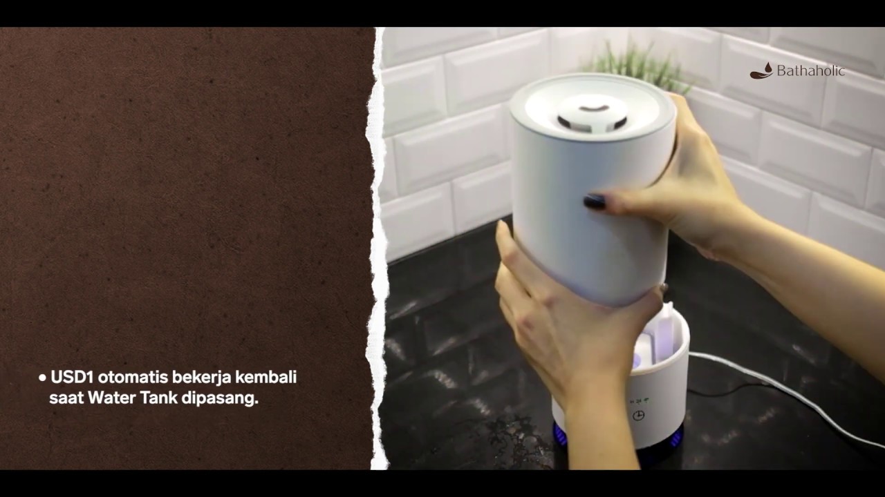 Humidifier Ultrasonic Scents Diffuser 1 | Bathaholic - YouTube