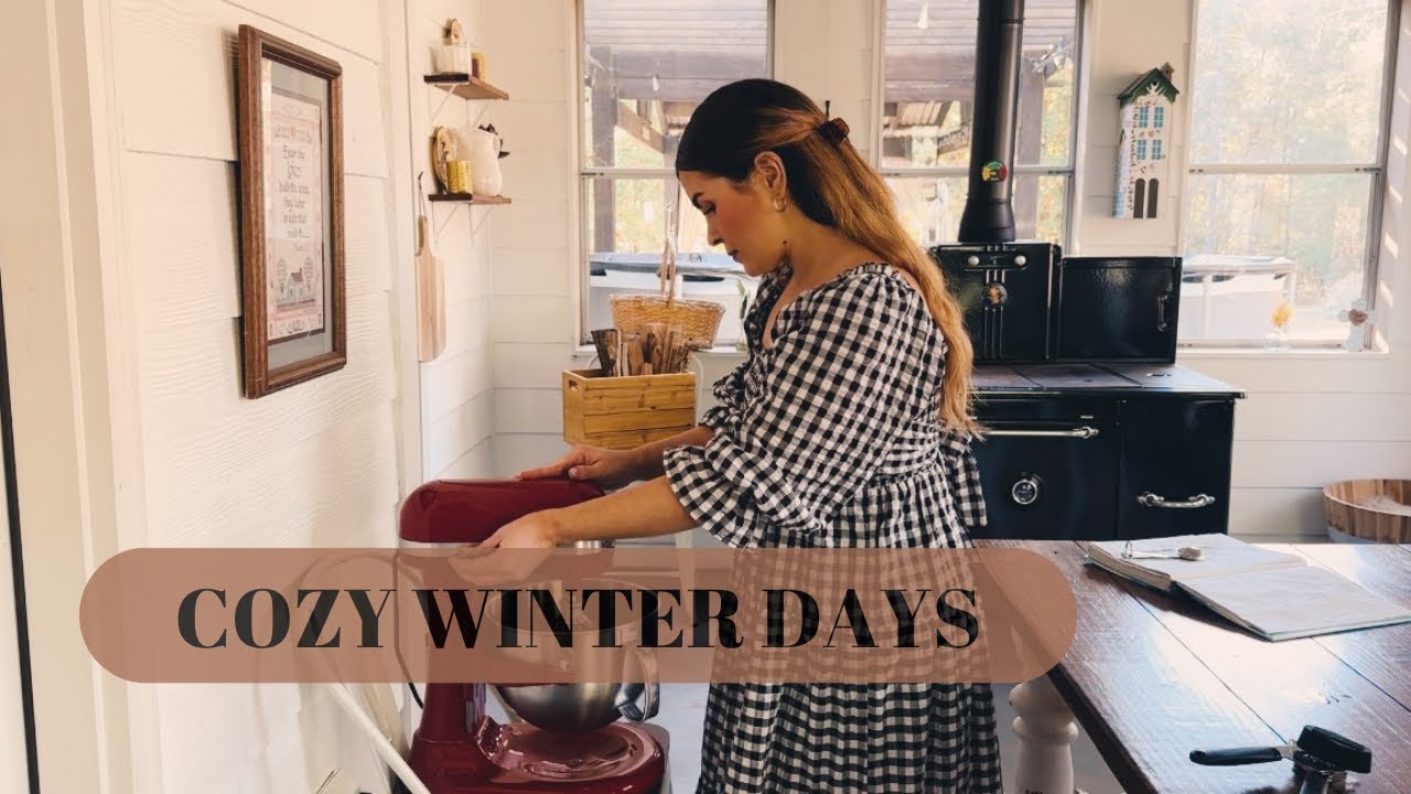 A Quiet Winter Day of Homemaking & Cooking from Scratch - YouTube