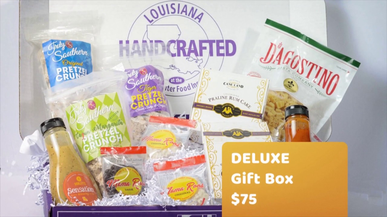 LSU AgCenter Food Incubator gift boxes - YouTube