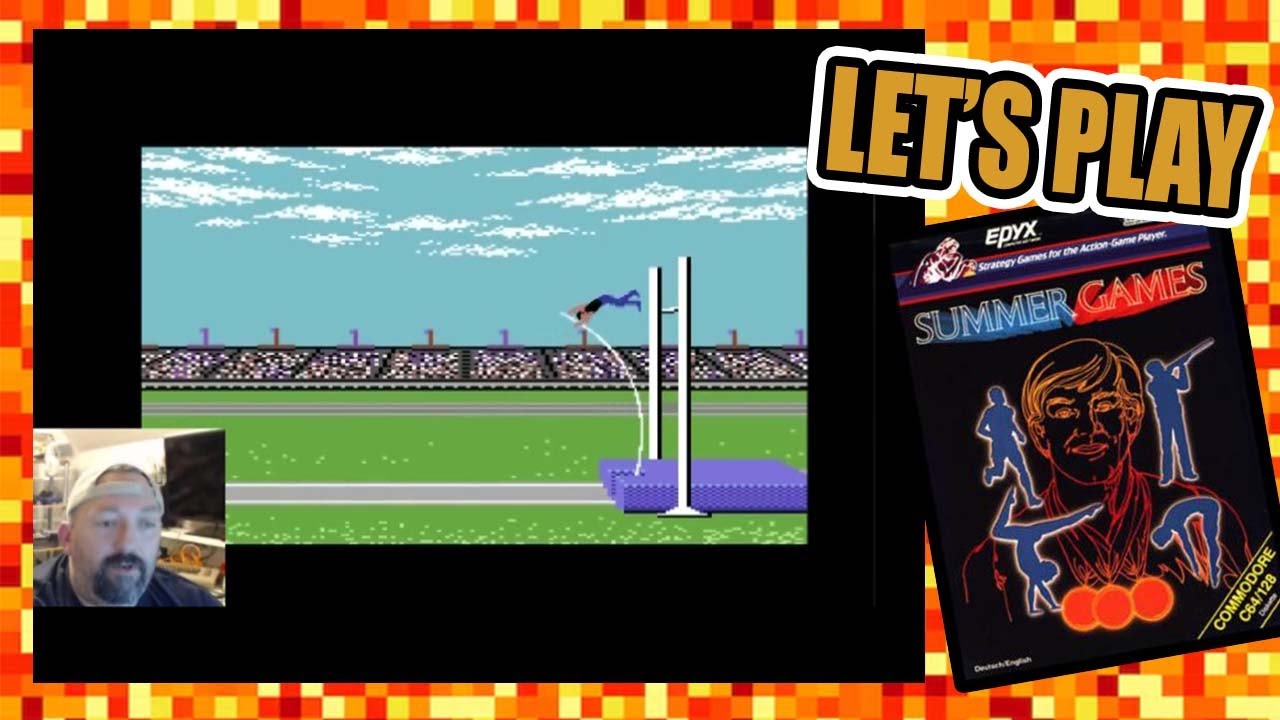 Let's Play Summer Games on the Commodore 64 | Sprite Castle 026 Video ...