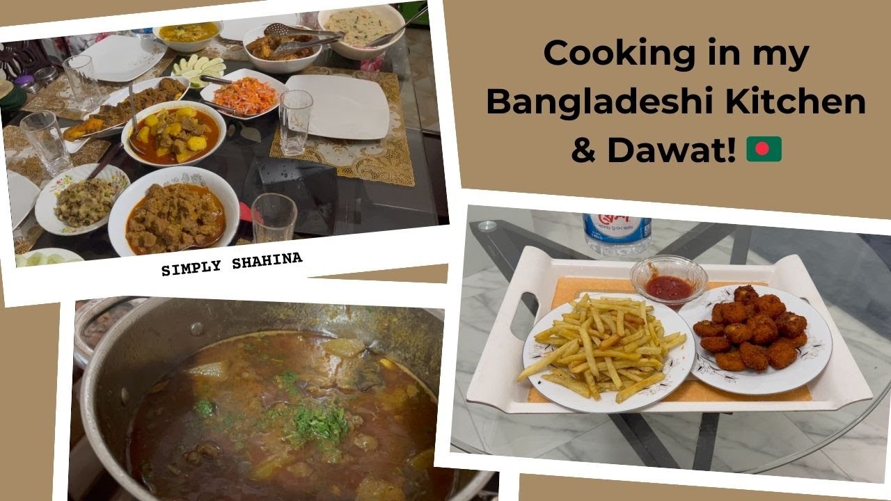 Cooking in my Bangladeshi Kitchen & Dawat 🇧🇩 - YouTube