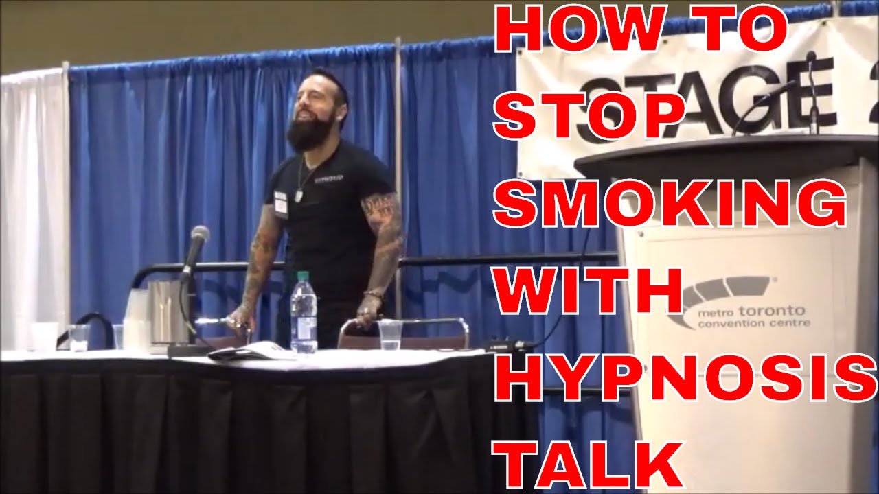 How To Stop smoking With Hypnosis Talk - YouTube