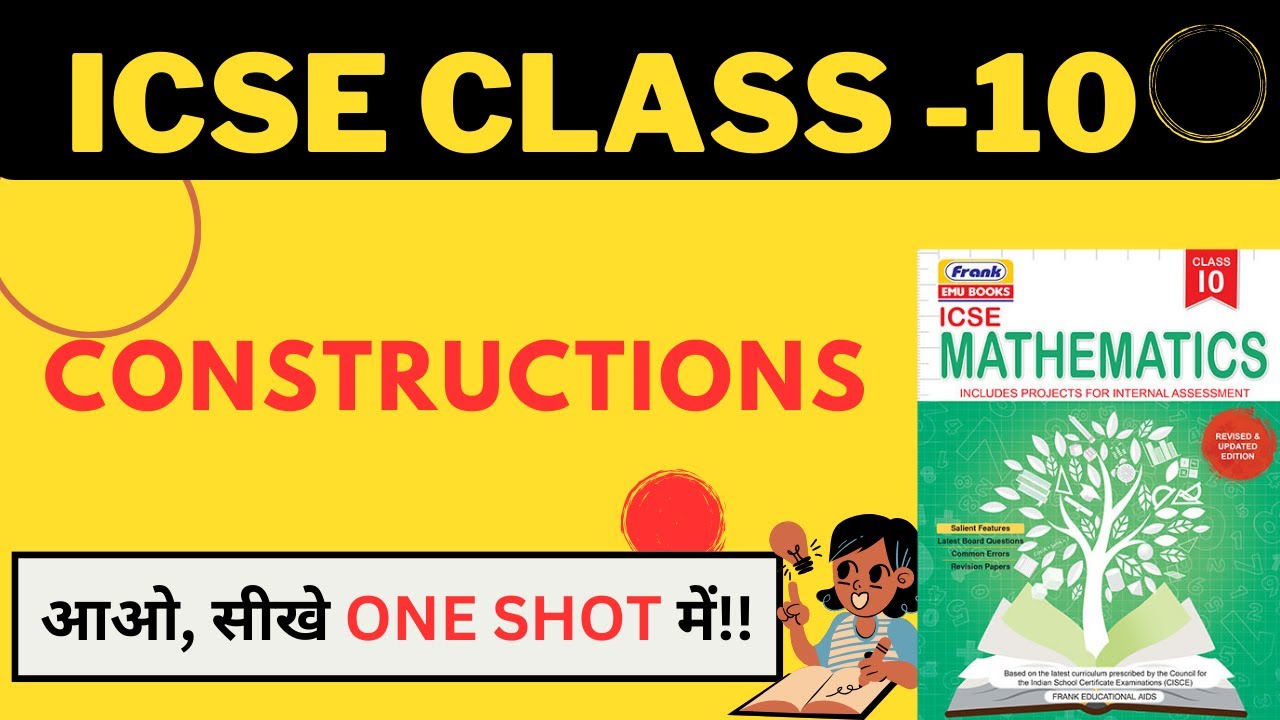 Icse Class 10 Chapter 16 Construction One Shot Collab Classes Icse Oneshot Maths