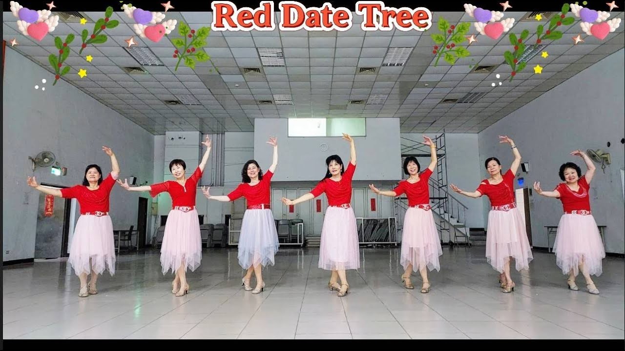 Red Date Tree - Line Dance - YouTube