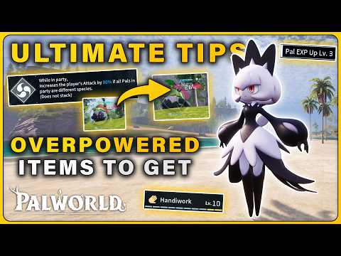 Palworld 1.0 ULTIMATE TIPS and OP ITEMS you Have to Get in Mid Game