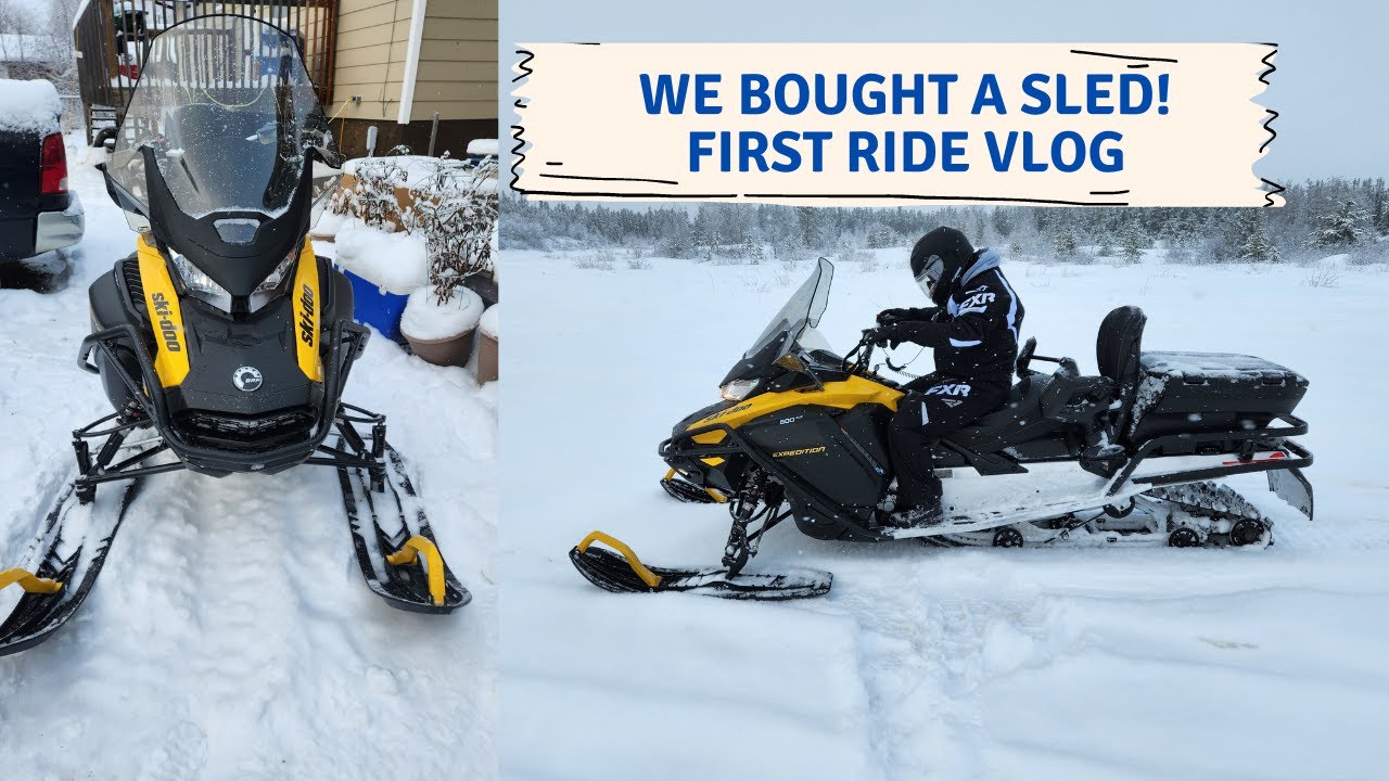 Introducing our new snowmobile/sled! Ski-doo Expedition - 600 Ace 4 ...