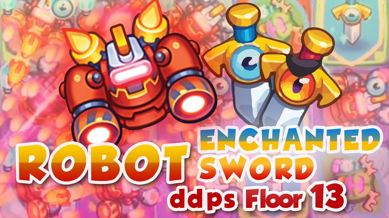 Max Robot Enchanted Sword are insane in Floor 13 with Tesla Zeus | Rush ...