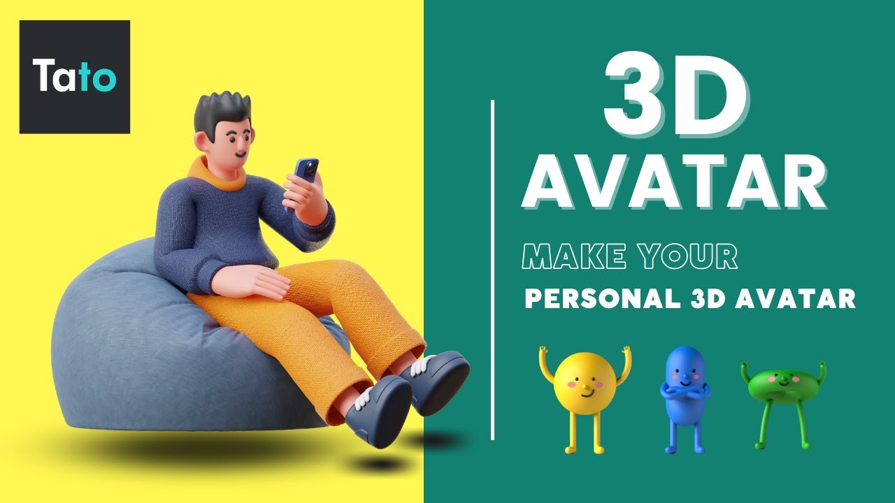 Go 3D. Make Your 3D Avatar--From Tato App. Make Your Social Profile ...