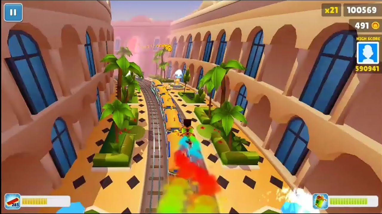 Subway Surfers Landscape Mode Android Gameplay #13 - YouTube