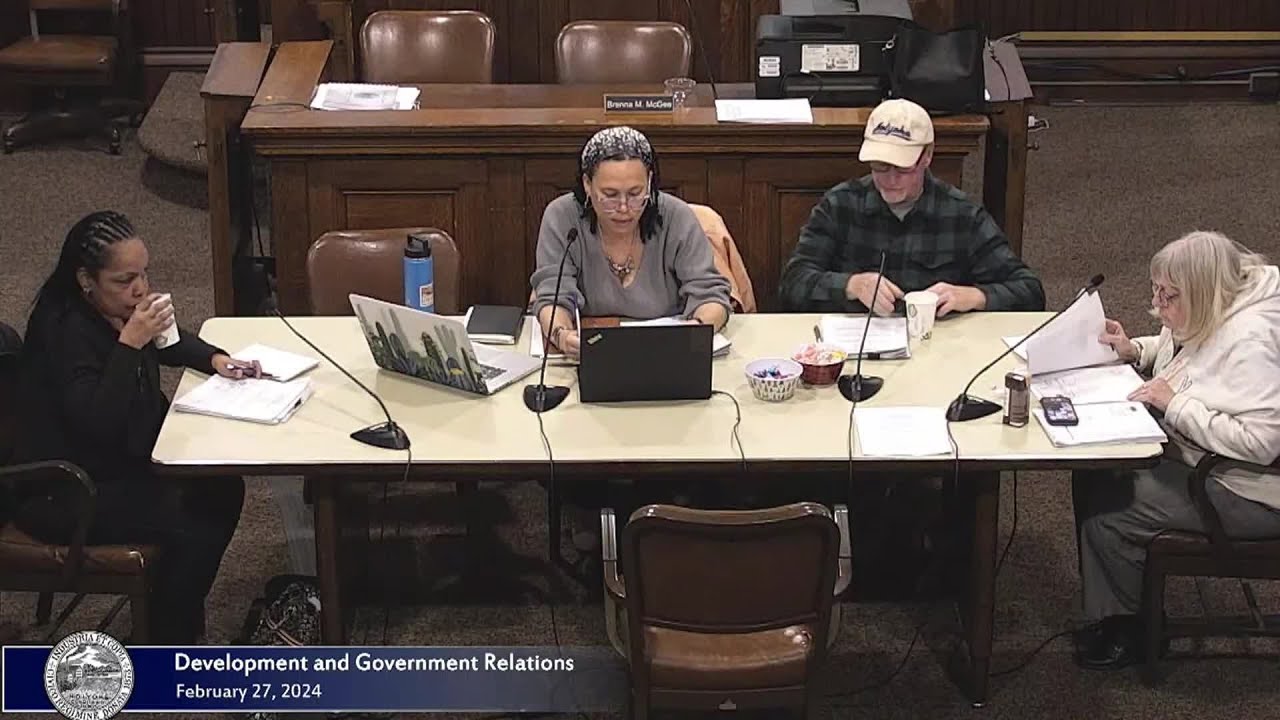Development and Governmental Relations Committee 2/27/2024 - YouTube
