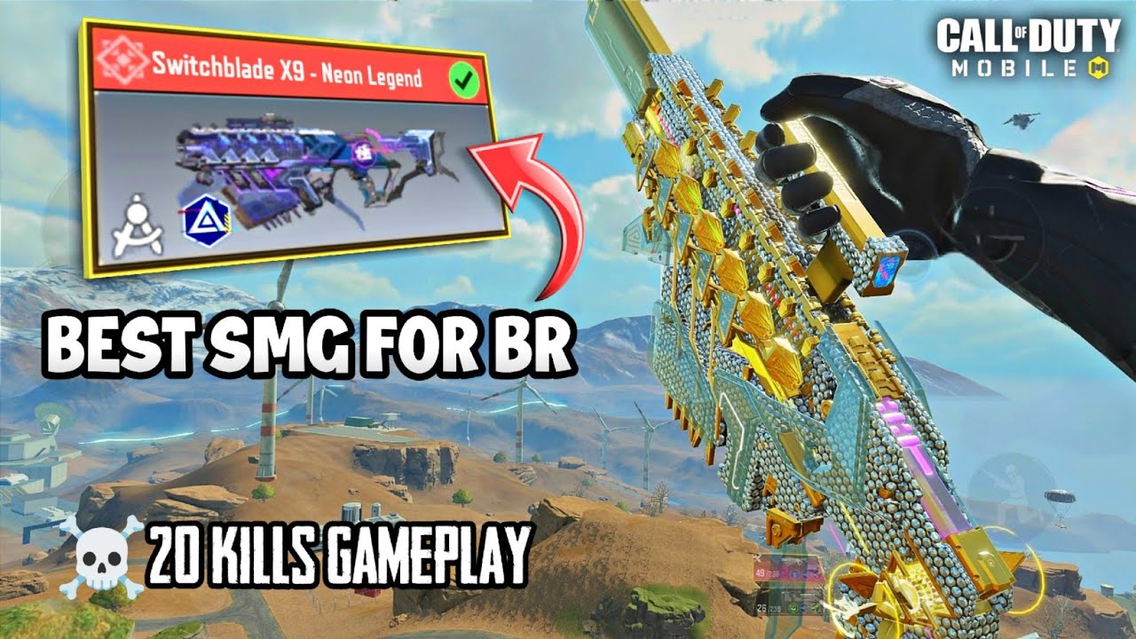 Best Switchblade X9 Neon Legend gunsmith for BR Solo vs Squad 20 kills ...