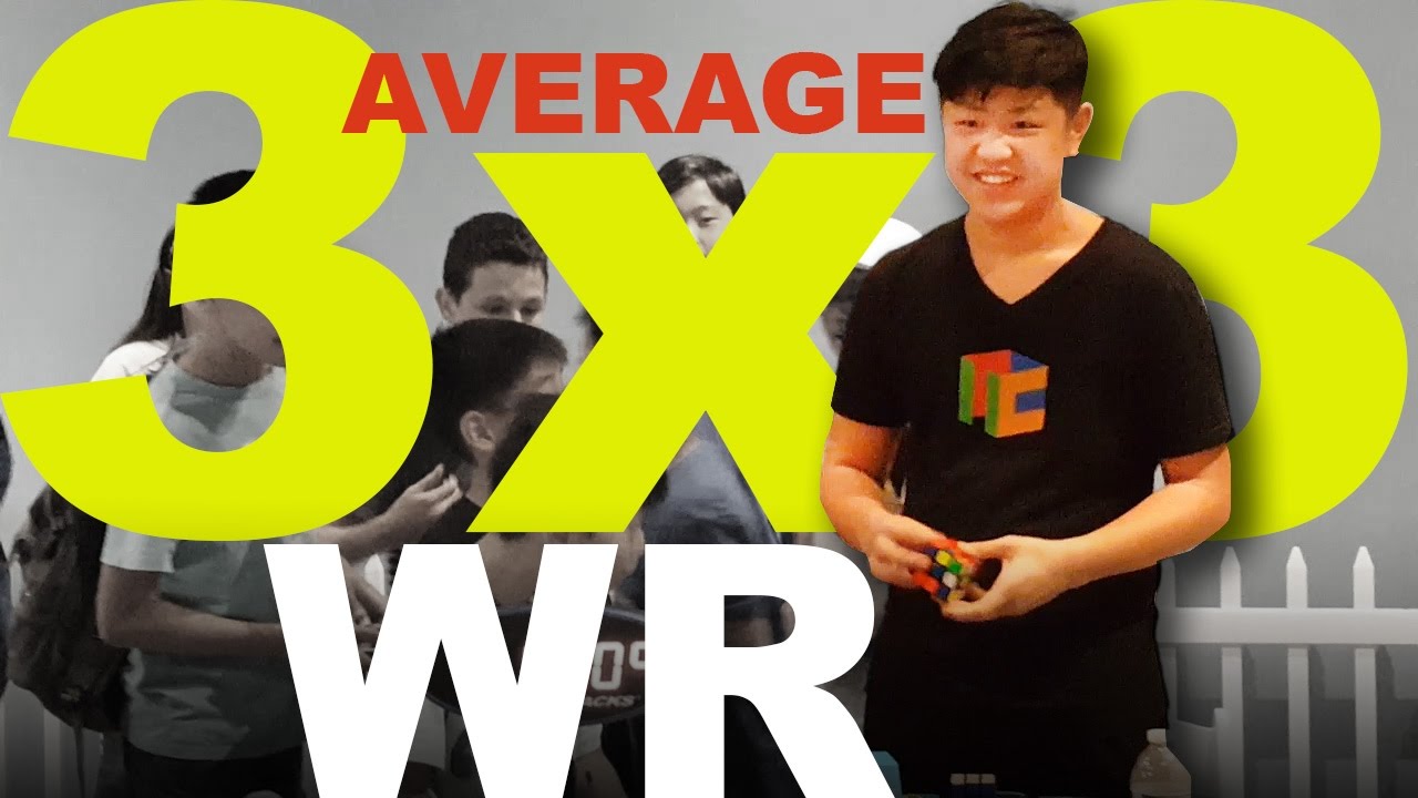 WR [6.39] Former Rubik's Cube 3x3 World Record Average - YouTube