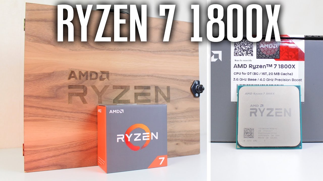 RYZEN 7 1800X Reviewer's Kit Unboxing von AMD | DEUTSCH - YouTube