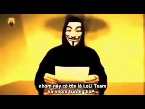 Anonymous gửi lời mời đến Hacker của Việt Nam - YouTube