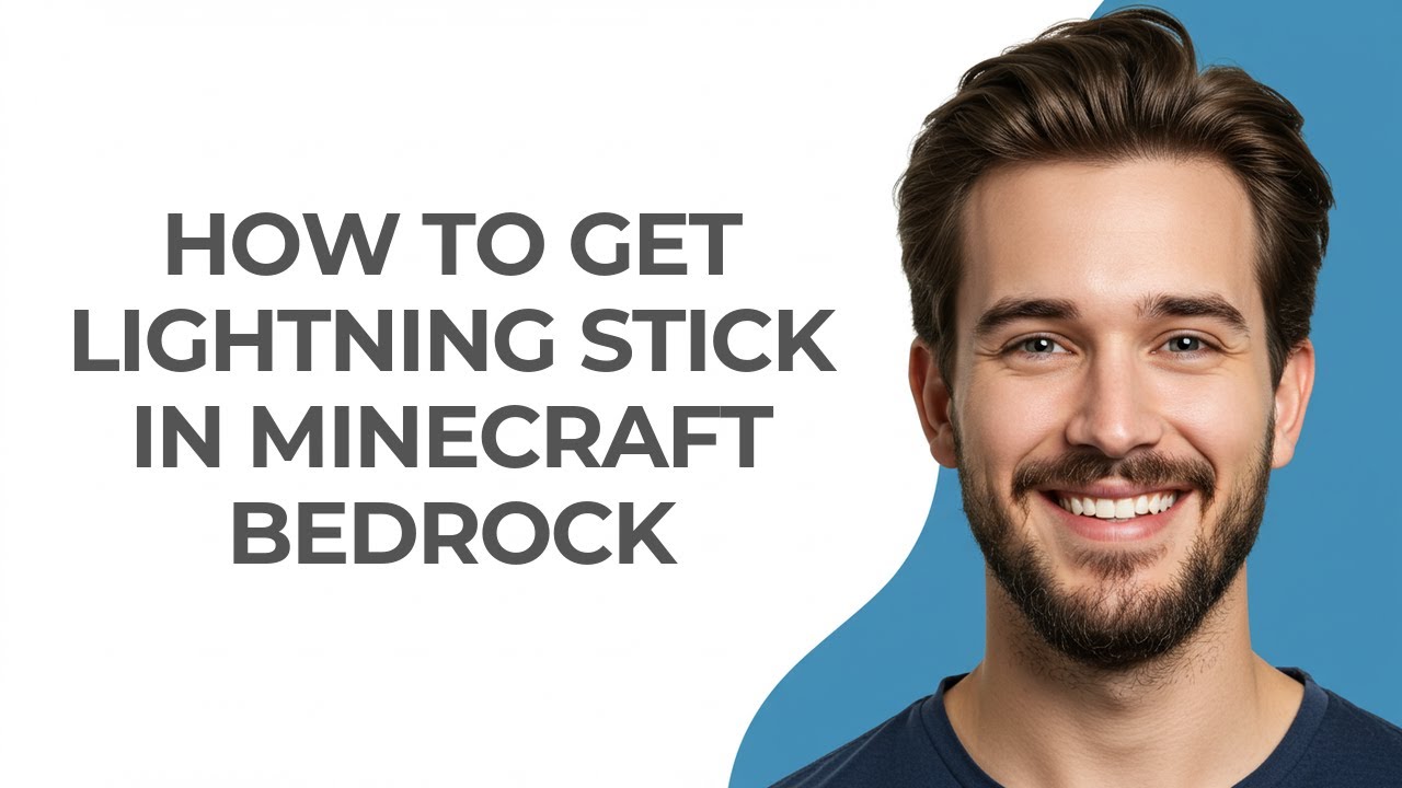 How To Get Lightning Stick In Minecraft Bedrock - GUIDE! - YouTube
