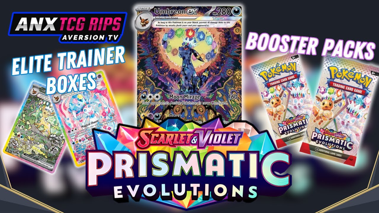 🔥 Prismatic Evolutions ETB Pokémon TCG Pack Opening – Chase for Umbreon ...
