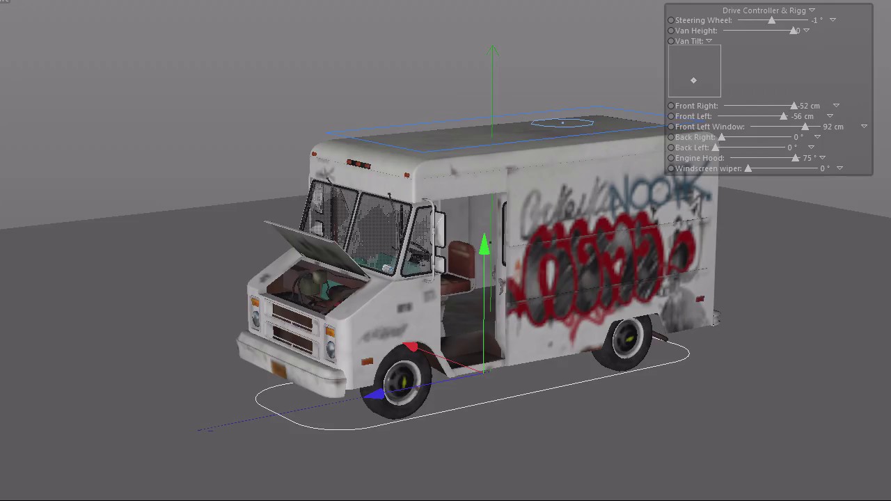 Graffity Step-Van C4D Rigg - YouTube