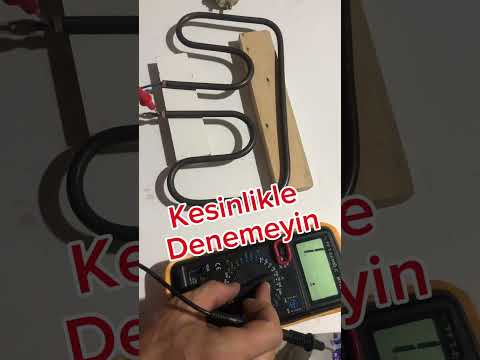 Arızalı olan rezistanı ısıtarak kaçak ölçümünü test ettik