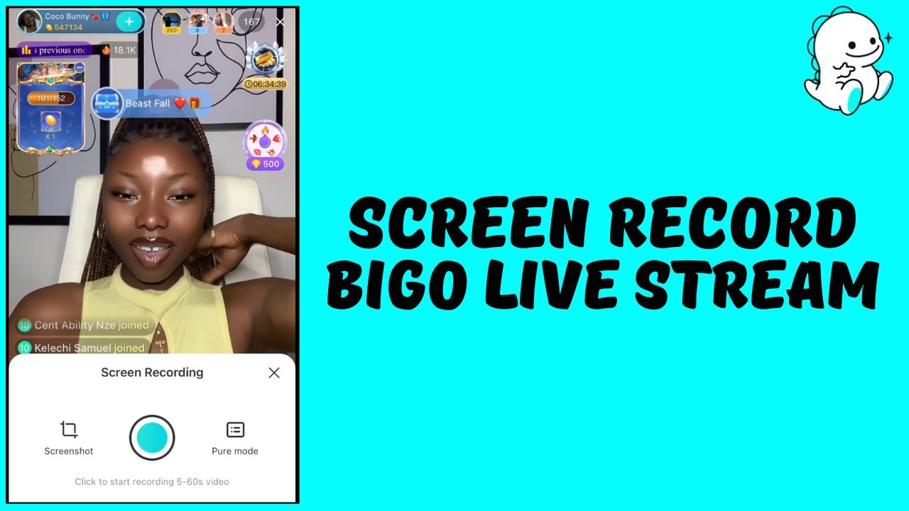 How to Screen Record Bigo Live Stream - YouTube