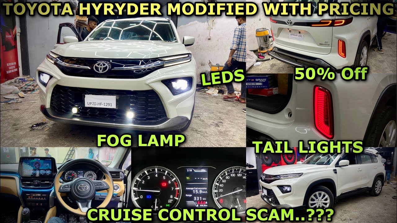 2024 TOYOTA HYRYDER BASE MODEL MODIFIED WITH PRICE | HYRYDER ...