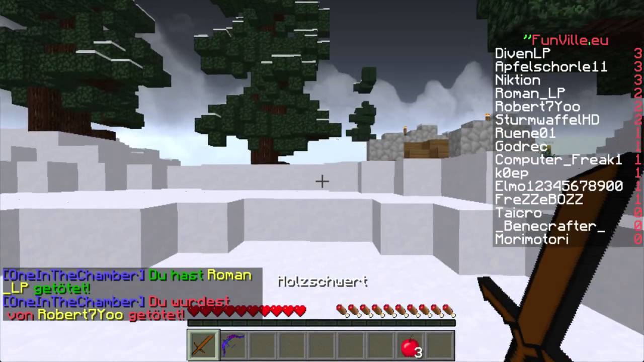 Minecraft OITC #1 Mit MCExpertDE, byStegi und SturmwaffelHD ! - YouTube