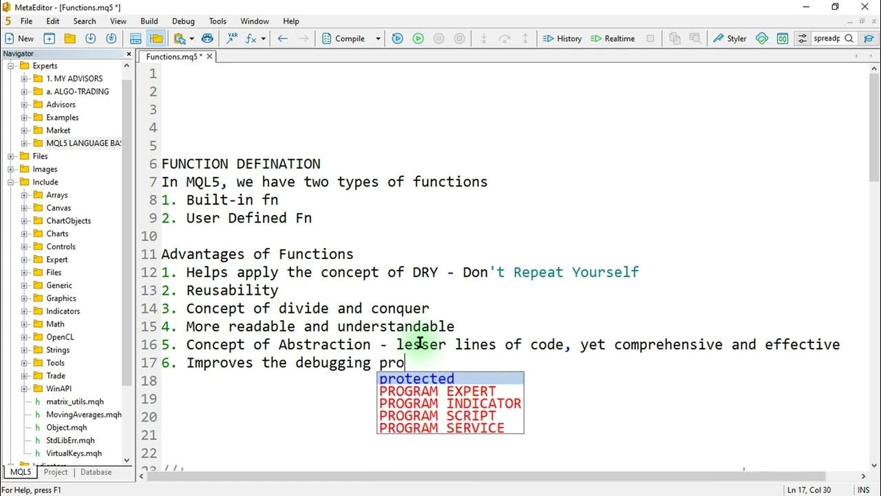 Functions-The Only MQL5/MT5 Forex Trading Expert Advisor You Will Ever Need-MQL5 FUNCTIONS -PART ...