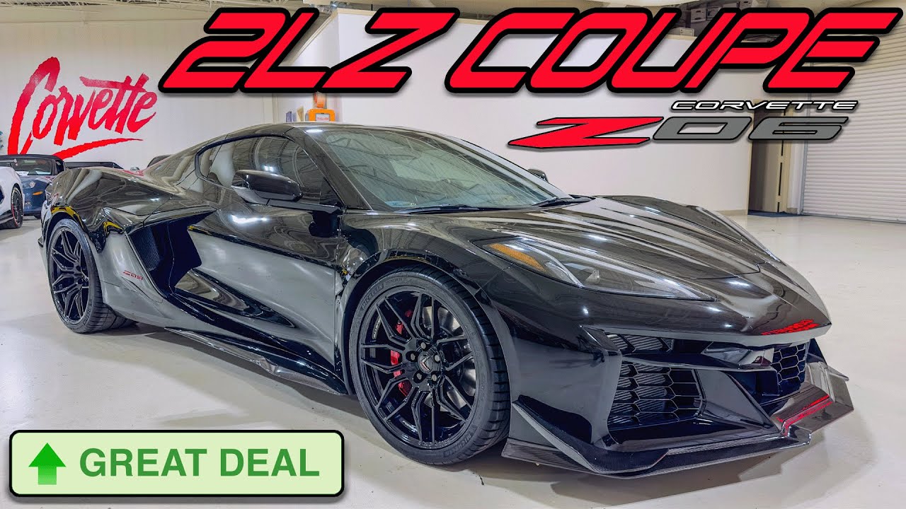 Gently Used Black Beauty 2024 C8 Z06 at Corvette World! - YouTube