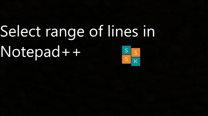 Solved Selecting Range Of Lines In Notepad 9to5Answer solved-selecting-range-of-lines-in-notepad-9to5answer