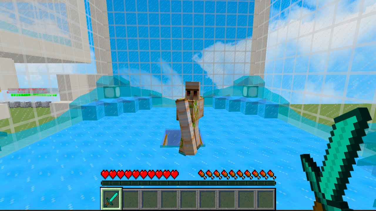 Building A INSANE IRON GOLEM FARM On The Best Skyblock Server ...