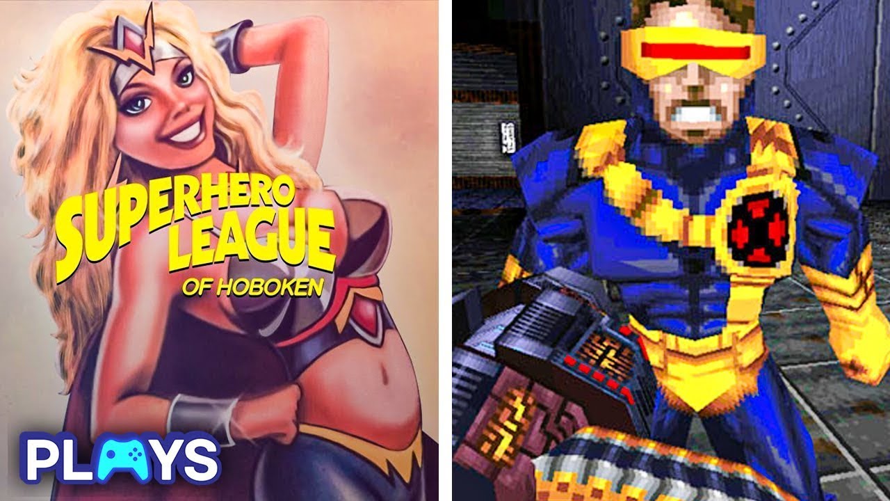 10 WEIRD Superhero Games You Probably NEVER Played - YouTube