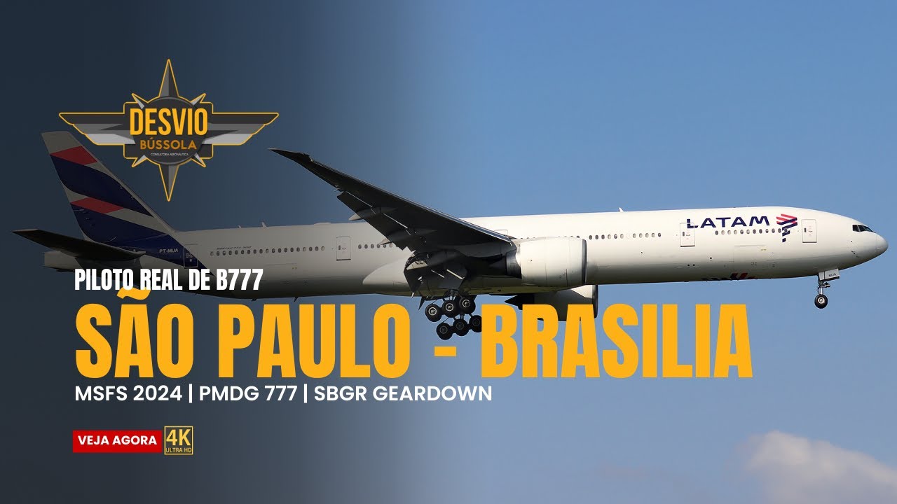 Piloto Real 777 | SBGR - SBBR - YouTube
