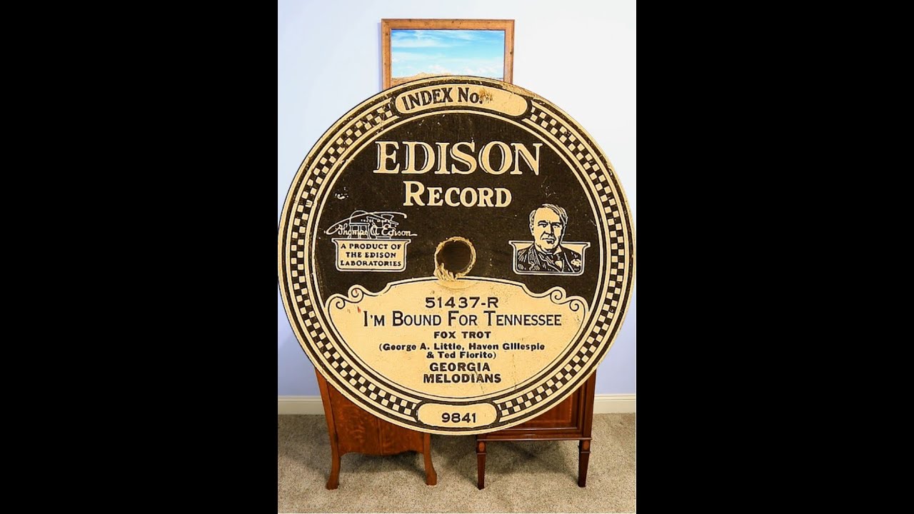 Jazz, The Georgia Melodians, "I'm Bound For Tennessee" on Edison ...