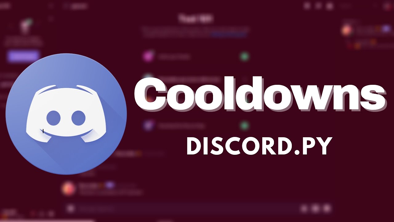 How To Add Cooldowns To Your Discordpy Commands Python Youtube