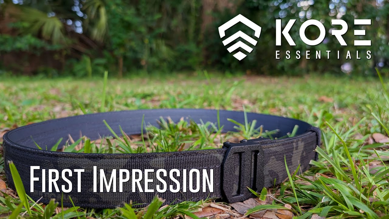 First Impression of the KORE ESSENTIALS Multicam Black Tactical Nylon ...